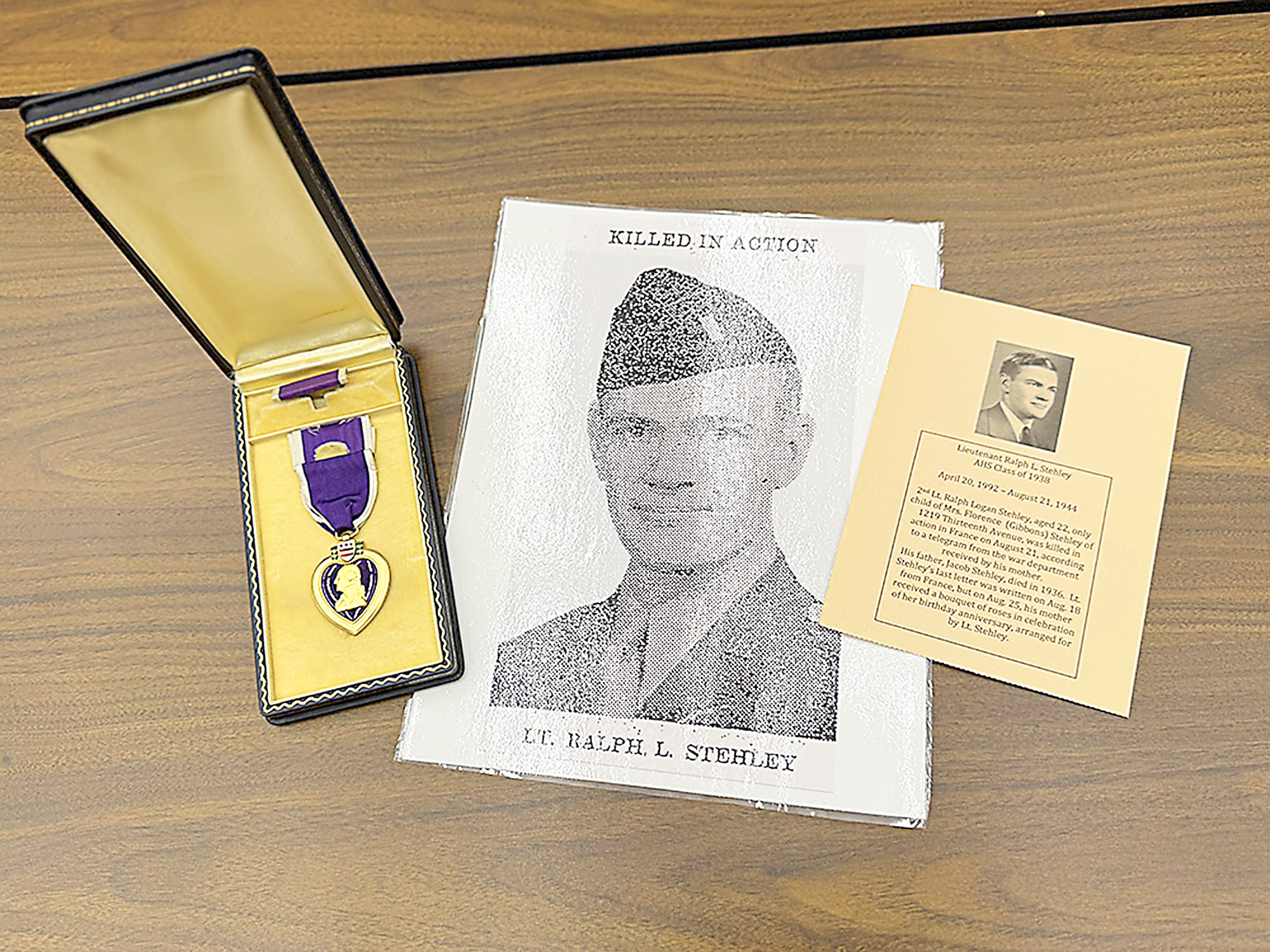 Stehley’s purple heart 2 copy | News, Sports, Jobs - Altoona Mirror